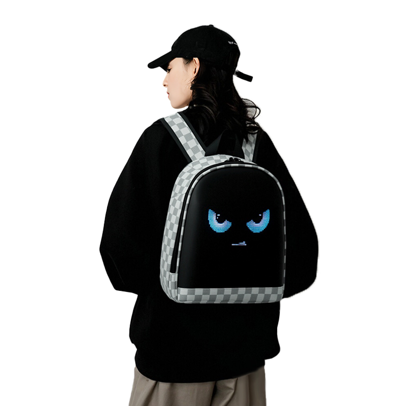 Programmable Luminous Backpack Smart LED Display Backpack Led Digital ...